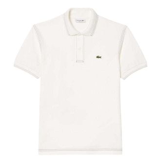 Lacoste L.12.12 Poloshirt f&uuml;r Herren, Schwere Qualit&auml;t, Piqu&eacute;, Klassisch (Wei&szlig;)
