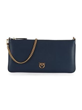 Pinko Pochette en cuir HORIZONTAL FLAT | 5BPDB102747A0F1 G08Q BLEU, bleu, Medium