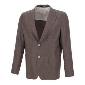 Barba Homme, Vestes, Brun, Taille: L Easy J Mono Blazer