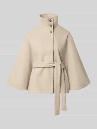 Pieces Loose Fit Poncho mit Bindegurt Modell AIKEN