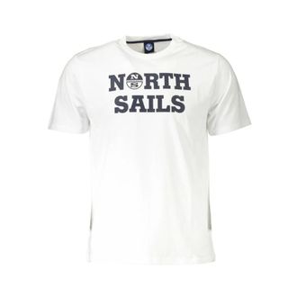 North Sails Homme, Tops, Blanc, Taille: M T-shirt en coton