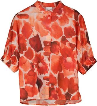 Pure Damen Bluse aus Baumwolle