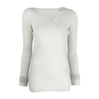 Rick Owens Column Strickpullover - - Knitwear - Damen - Beige - S