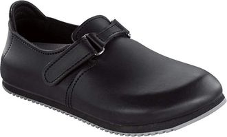 Birkenstock Clog Linz Superlauf, Naturleder, schwarz, normal, Gr&ouml;&szlig;e 36 583184-36 (Damen-Clog Pantoffel Pantolette Latsche Halbschuh Clogs Clogen Treter Arbeitssch