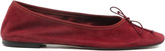 Aeyde Femme, Chaussures, Rouge, Taille: 38 EU Tiby Ballerines plates en daim