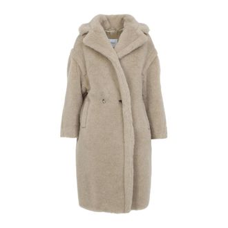 Max Mara Femme, Manteaux, Beige, Taille: 36 FR Tedgirl Teddy Coat