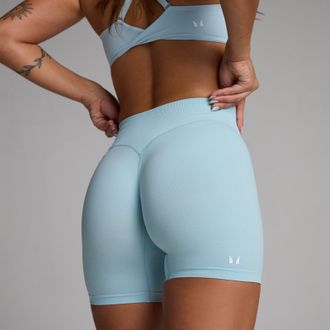 MyProtein Short sans couture Tempo MP femme - Bleu ciel - XXL