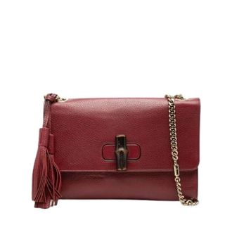 Gucci Sac bandouli&egrave;re vintage doccasion - Femme - Pre-owned - Rouge - Taille: ONE Size