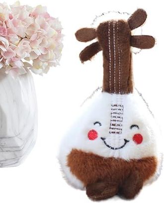 Generico Porte-cl&eacute;s en peluche guitare | accessoire &agrave; suspendre pour sacs &agrave; dos et sacs - accessoire d&eacute;coratif suspendu de 15 cm pour femmes filles, gar&ccedil;ons et