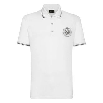 Billionaire Boys Club Polo Shirt SS Double B - - Tops - Herren - Wei&szlig; - XS