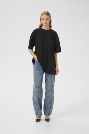 Gestuz T-shirt GZneia Oversize fit black brown