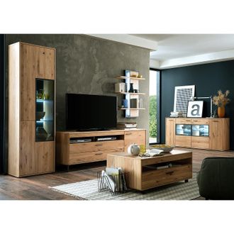 Naturoo home24 Couchtisch 115 x 45 x 65cm Braun