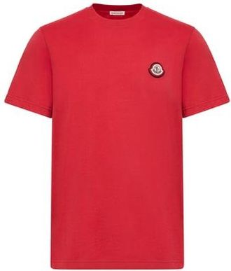 Moncler T-shirt droit col rond uni