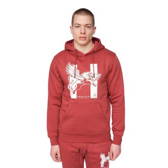 Henleys Curveball Kapuzenpullover für Herren (Tiefes Rot)