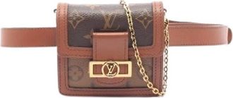 Louis Vuitton Pre-owned Sac banane Dauphine BB Monogram Reverse - Femme - Pre-owned - Brun - Taille: ONE Size