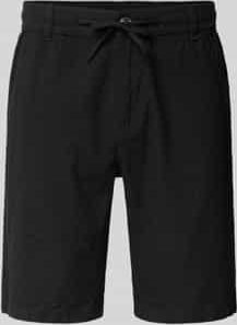 Lindbergh Bermudas aus Leinen-Mix mit franz&ouml;sischen Eingrifftaschen