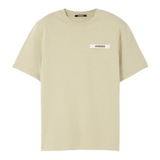 Jacquemus Gros Grain T-Shirt - - Tops - Herren - Gr&uuml;n - 2XL