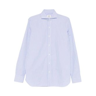 Borrelli Napoli Nando shirt - - Shirts - Herren - Blau - M