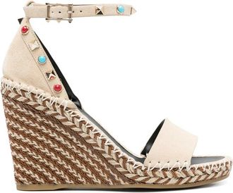 Valentino Garavani Studded Wedge Sandals