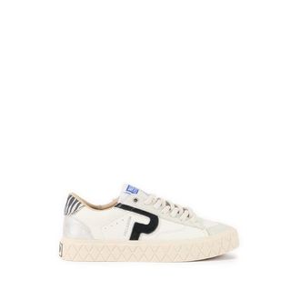 Palladium Baskets bi-mati&egrave;re compens&eacute;es en cuir m&eacute;lang&eacute;