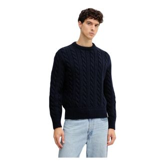 Bally Pullover mit Zopfmuster - - Knitwear - Herren - Blau - XL