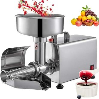 Generic Presse Tomates Electrique, Machine &agrave; Confiture en Acier Inoxydable, Tamis &agrave; Confiture, Rapide, Automatique, Puissant,450W,pour Sauce Tomate aux Fruits