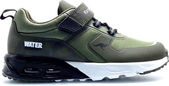 Kangaroos Unisex Kx-Task Ev Sneaker, Olive/Jet Black, 37 EU