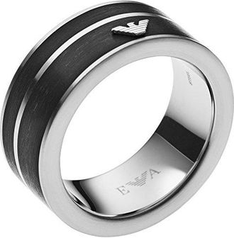 Emporio Armani Bague Pour Homme, Bague En Acier Inoxydable 9/10/11/11.5mm, EGS2032040