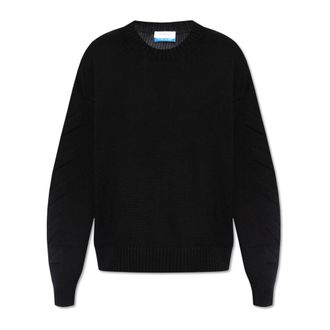 Off-white Baumwollpullover - - Knitwear - Herren - Schwarzk - M