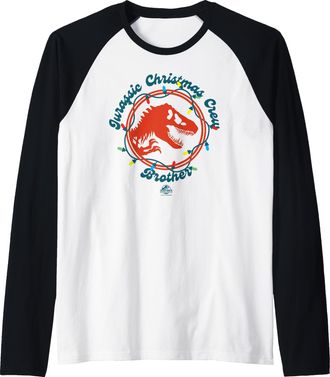Jurassic Park Jurassic Christmas Crew Brother Raglan