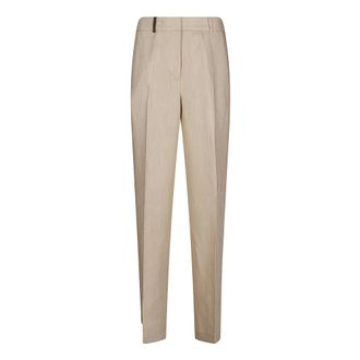 PESERICO Palazzo Hose - - Trousers - Damen - Wei&szlig; - L