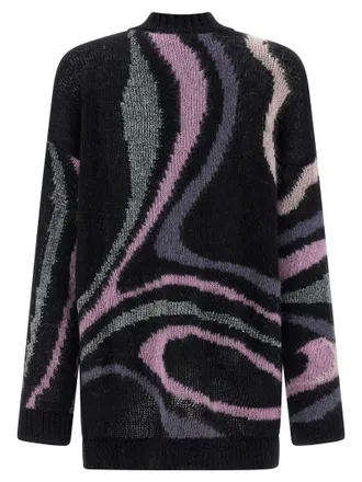 Emilio Pucci Womens Black Wool Cardigan Clothing