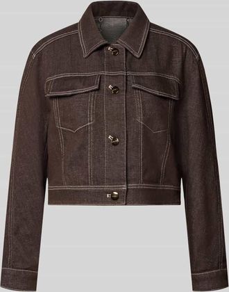 Marc Cain Jeansjacke mit Brusttaschen und Knopfleiste