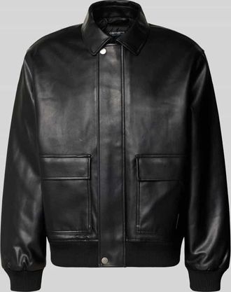 Carhartt Work in Progress Lederjacke mit Umlegekragen Modell Arizona Jacket