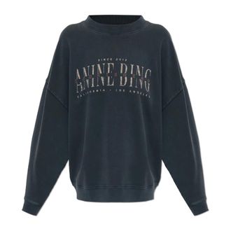 Anine Bing Miles Sweatshirt - - Sweatshirts & Hoodies - Damen - Schwarzk - M