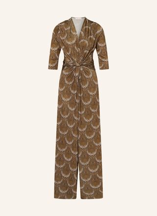 Marivie Marivie Jumpsuit Tempt Me! Aus Jersey Mit 3/4-Arm braun
