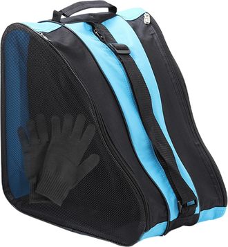 Generic Rollschuh-Tasche - Schlittschuh-Tragetasche, wasserdichte Nylon-Skating-Aufbewahrung mit Schultergurt, Reisetaschen f&uuml;r Schuhe, Stiefel, Rollschuhe, m