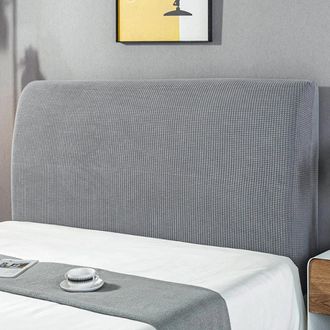 Generic Kopfteilbezug, elastischer Bettkopfteilschutz, Schnellwechsel- und elastischer Saum, Schutz vor Staub für EIN aufgewertetes Schlafzimmerambiente- Lanl