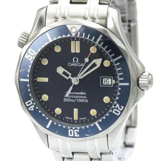 Omega Montre Pre-owned Seamaster 2561.80 - Homme - Pre-owned - Bleu - Taille: ONE Size