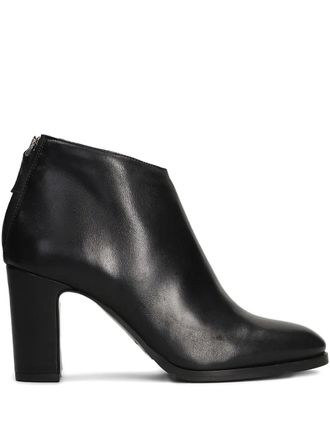 Julie Dee bottines à talon épais - Noir