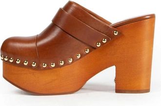Chlo&eacute; Femme, Chaussures, Brun, Taille: 37 EU Jeannette Wedge Clogs