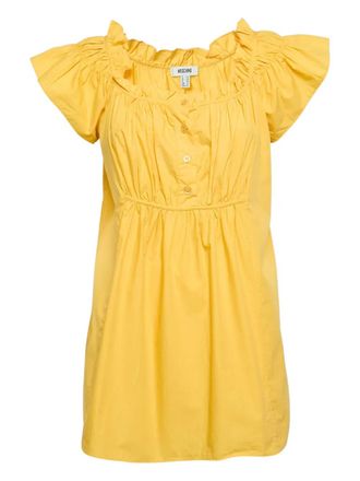 Moschino haut en coton - Jaune
