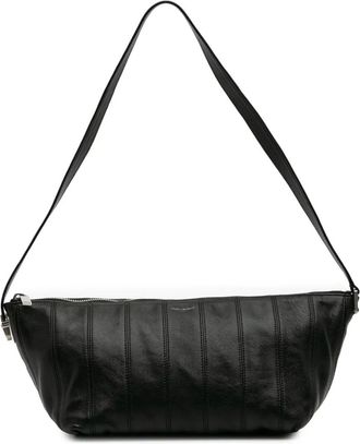 Saint Laurent sac porté épaule Blitz en cuir (2021) - Noir