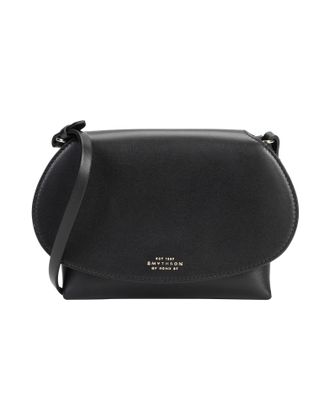Smythson SMOOTH PILLOW XBODY BLACK