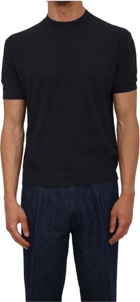 Paolo Pecora Homme, Pulls, Bleu, Taille: 2XL Maglia Girocollo