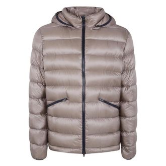 Herno Leichte Sportjacke mit abnehmbarer Kapuze - - Jackets - Herren - Braun - L