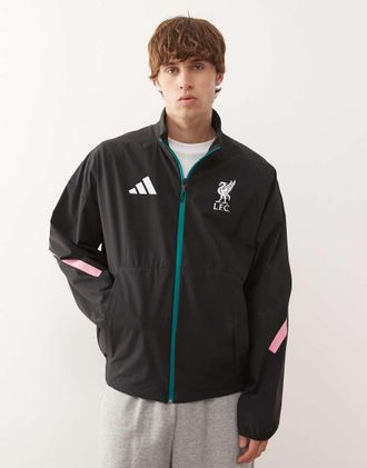 adidas adidas Football - Liverpool 2026 - Anthem-Jacke in Marineblau-Schwarz