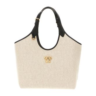 Versace La Medusa Tote - - Bags - Damen - Beige - ONE SIZE