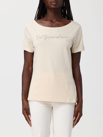 Emporio Armani T-Shirt Femme couleur Beige