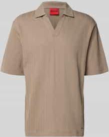 HUGO BOSS Relaxed Fit Poloshirt mit Strukturmuster Modell DALIBO